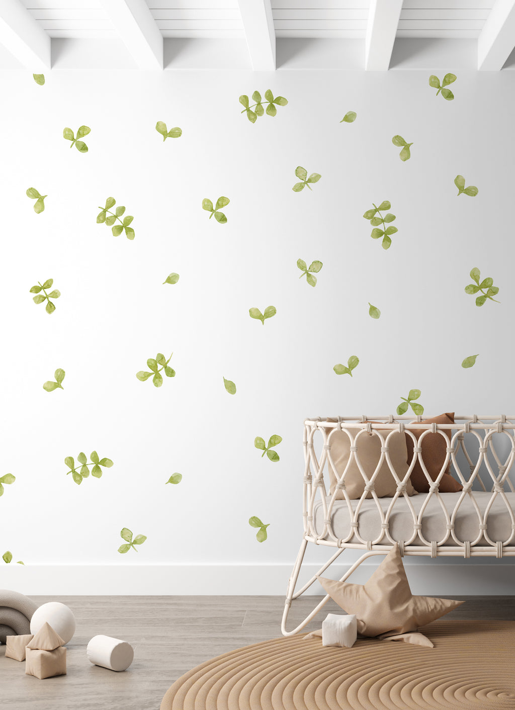 Happy Leaves Wall Stickers - REUSABLE! – Sailah Lane
