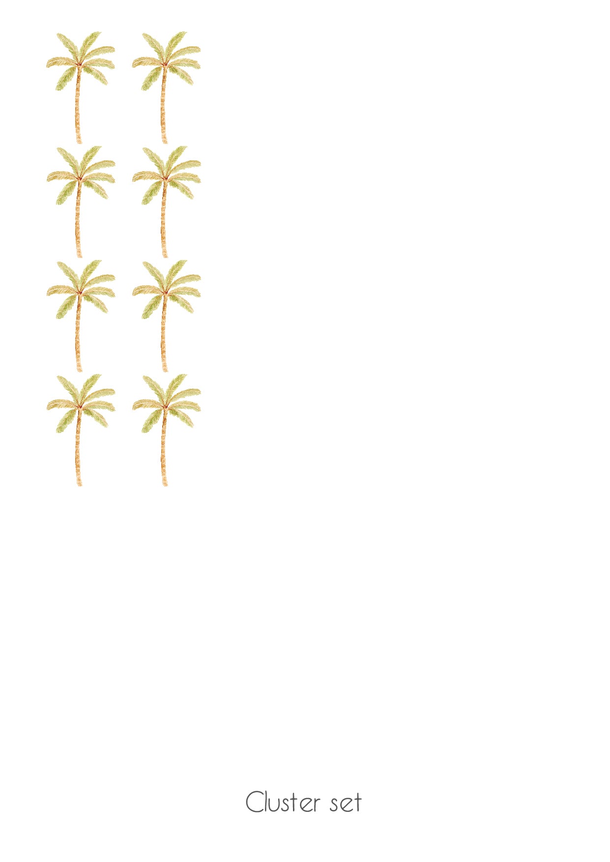 Palm Tree Wall Decals - So Easy to Apply and Reusbale – Sailah Lane