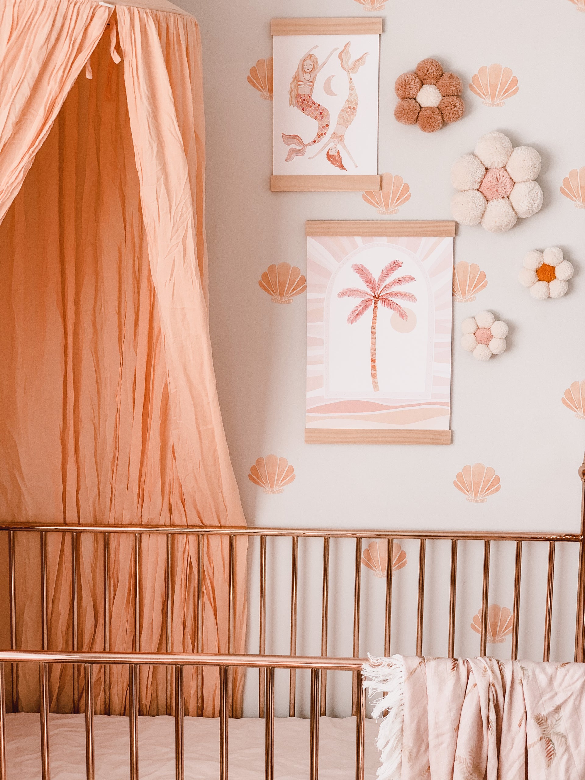 Shell Wall Stickers - Reusable – Sailah Lane